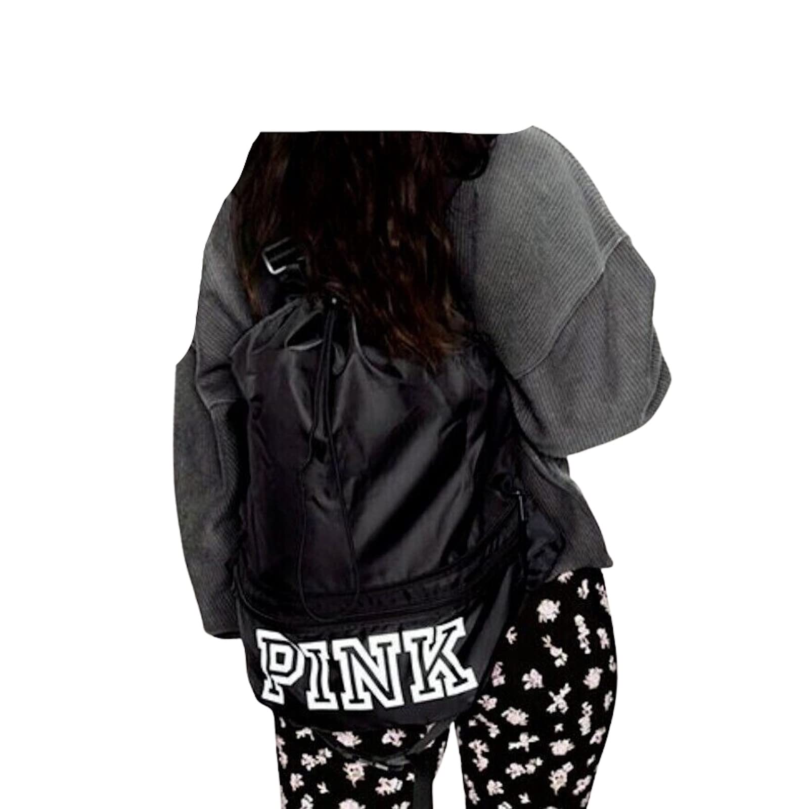 Victoria's Secret Pink Convertible Fanny Pack & Backpack Wear 2 Way Color Black New