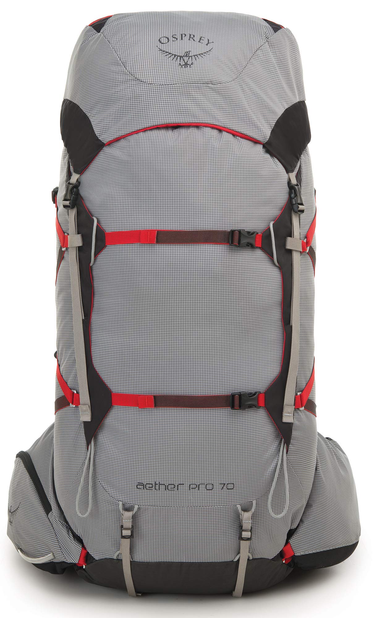 Osprey Aether Pro 70 Men's Backpacking Backpack, Kepler Grey, Medium