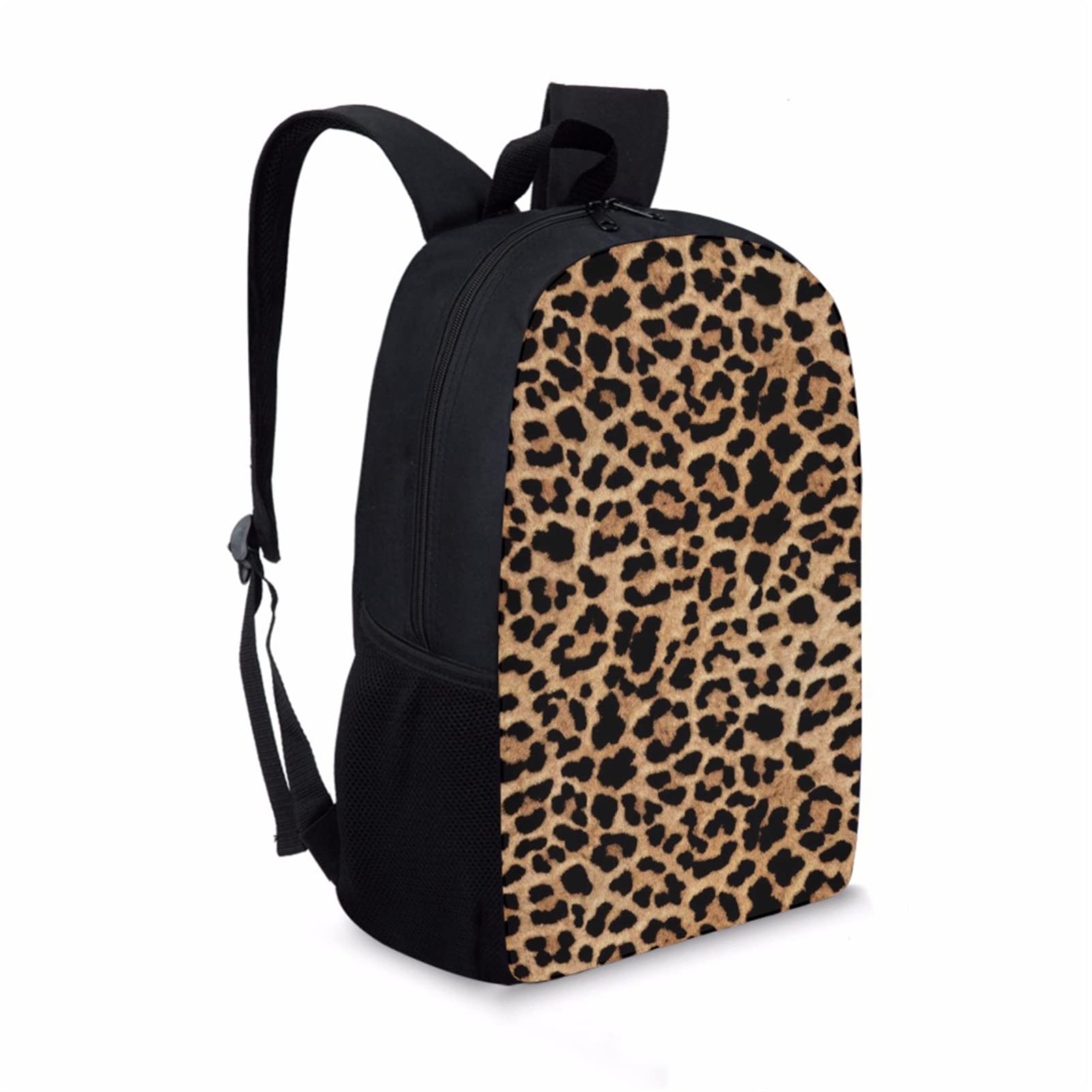 Jndtueit Leopard Backpack Cheetah Animal Skin Print Bookbag for Kids Boys Girls Back to School
