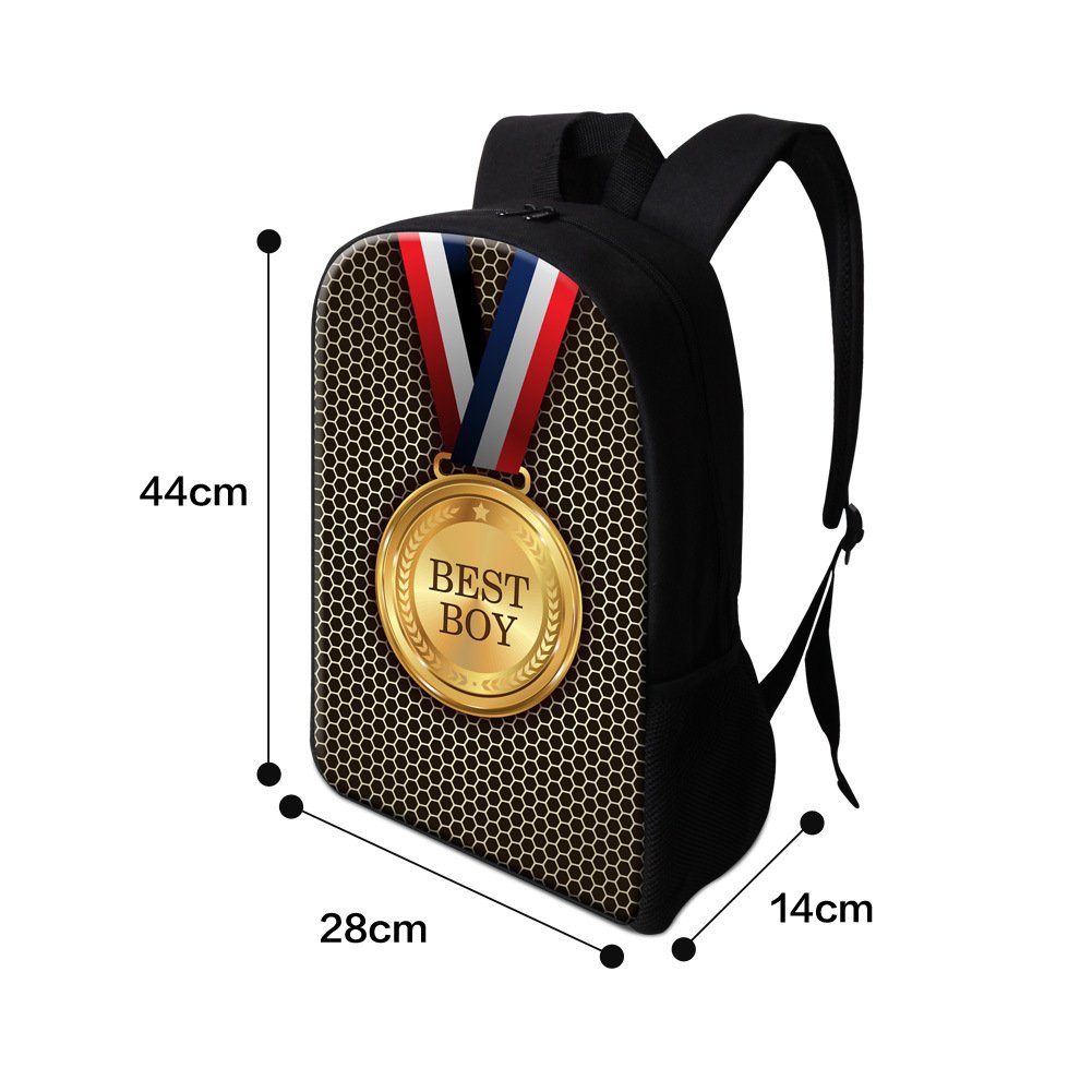 Dispalang Soccer Backpack for Children Cool Bagback Satchel Boys Daily Bag
