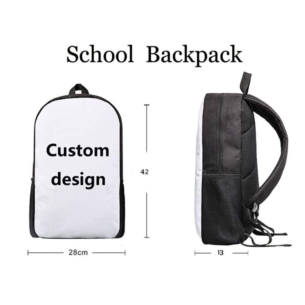 Beginterest Black Cat Backpack Set Durable Boys Girls School Bags Bookbags with Lunch Box Pencil Bags