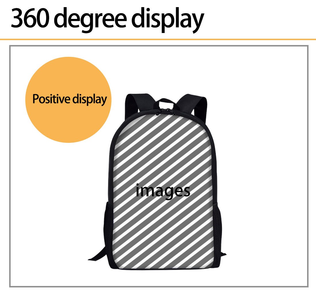 Husky School Backpacks Dog Printing for Elementary Students Casual Daypack