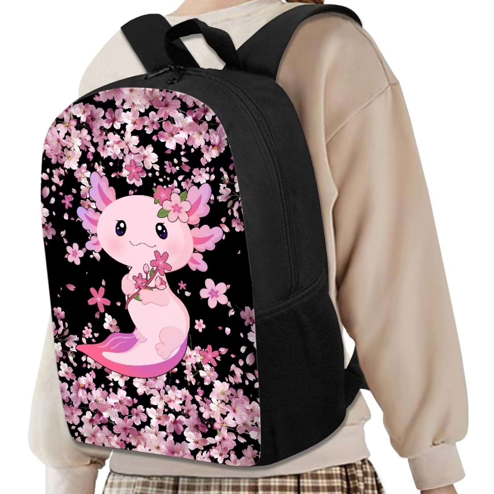 JoyLamoria Shoulder Bag Cute Pink Pig Backpack Non Slip Tote Purse Lunch Bag with Pocket