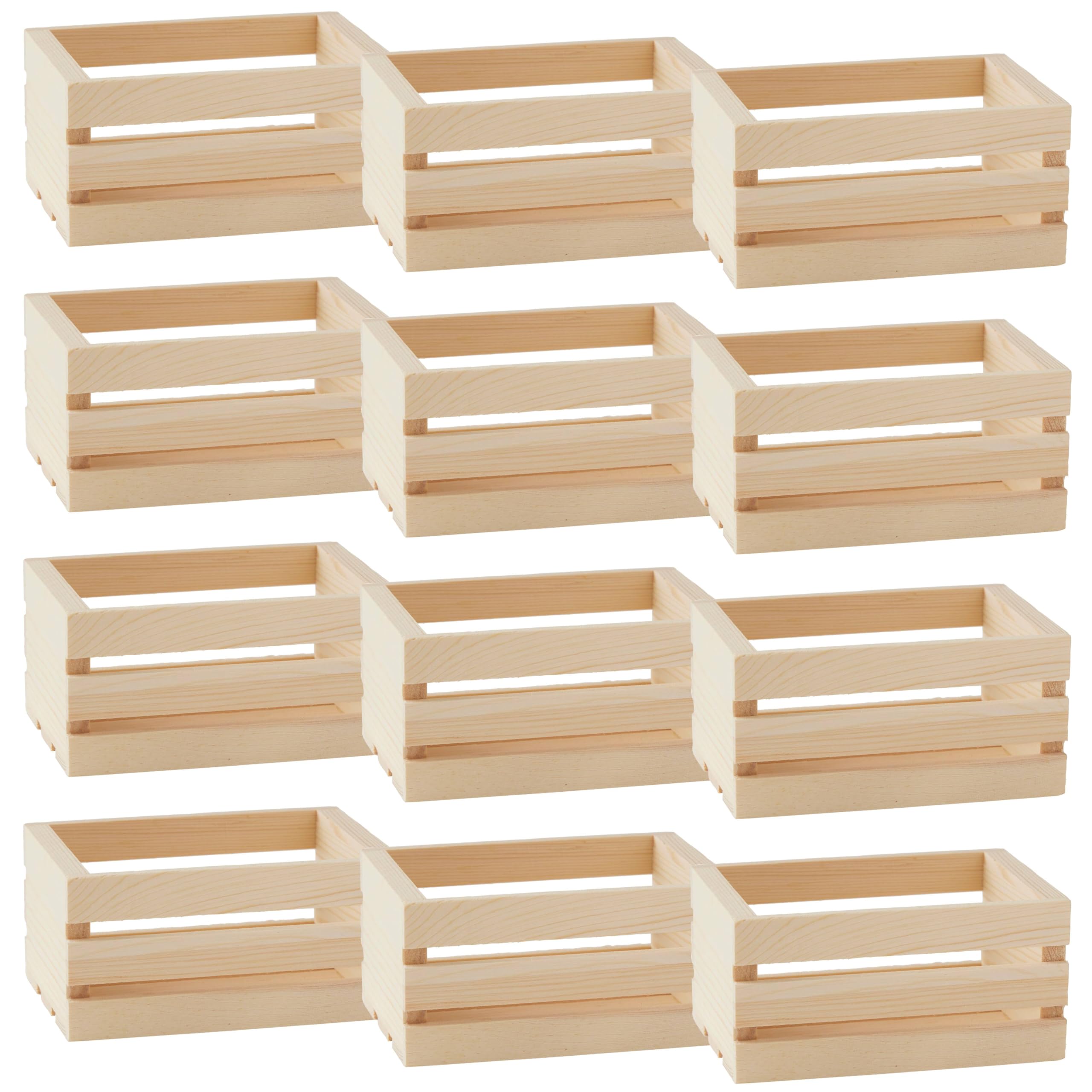 Michaels Bulk 12 Pack: 5”; Wooden Crate by ArtMinds®