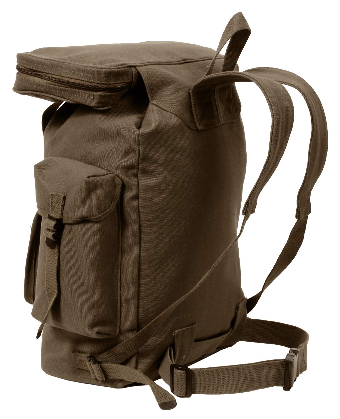 Rothco Canvas European Rucksack, Earth Brown