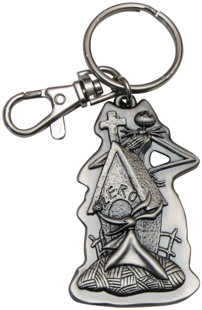 Nightmare Before Christmas Disney Pewter Keychain