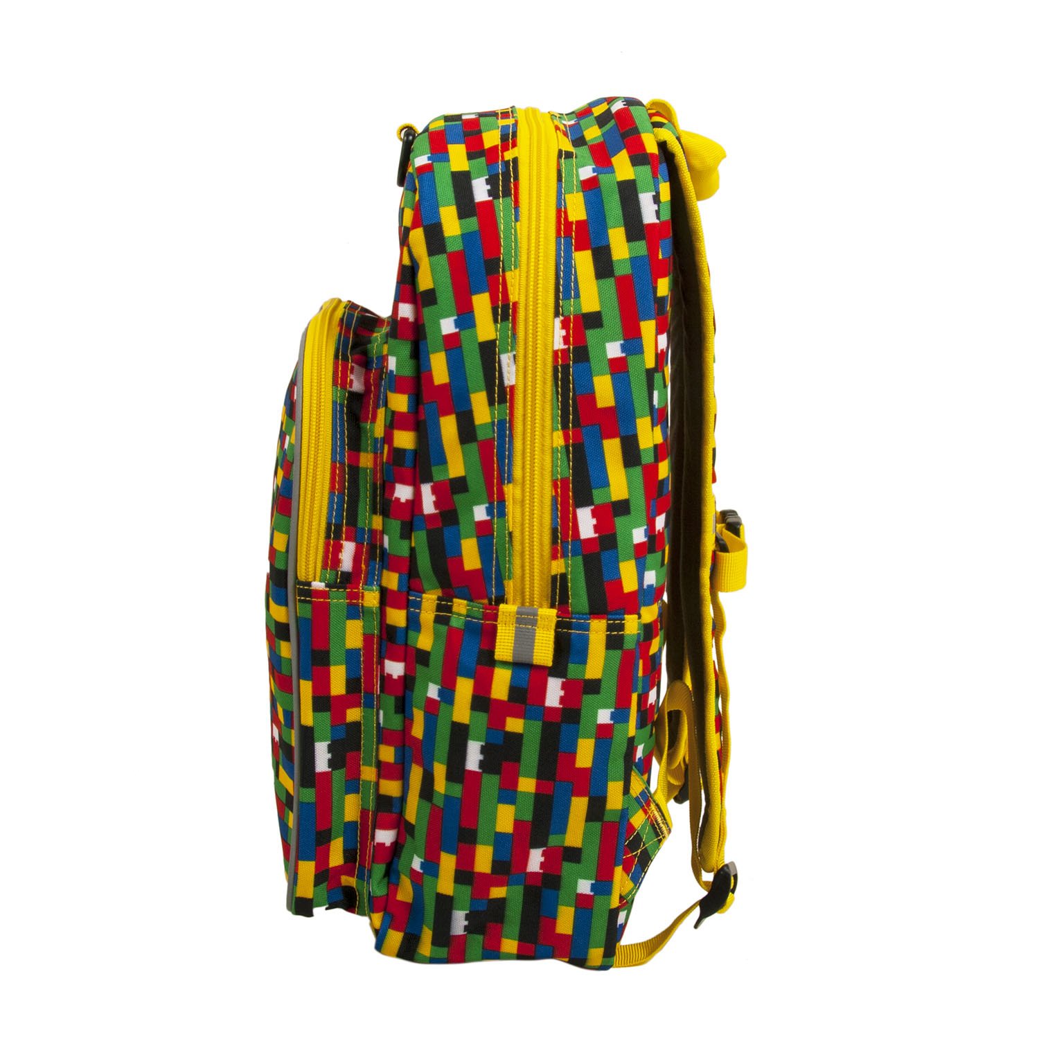 LEGO Heritage Classic Kids School Backpack Bookbag, for Travel, On-the-Go, Back to School, Boys and Girls, with Adjustable Padded Straps and Fun patterns, Brick Wall