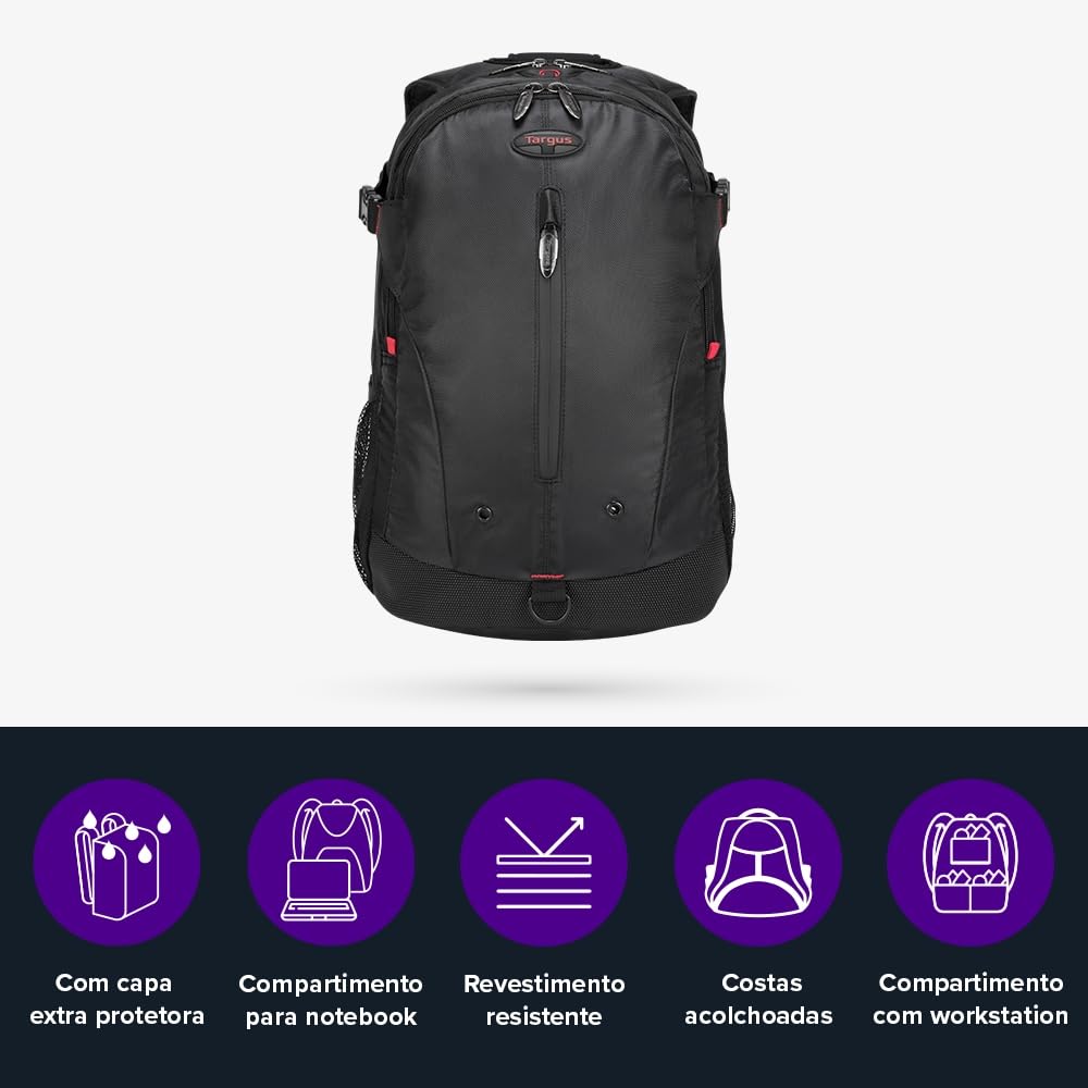 Targus Groove Backpack, Black/Black