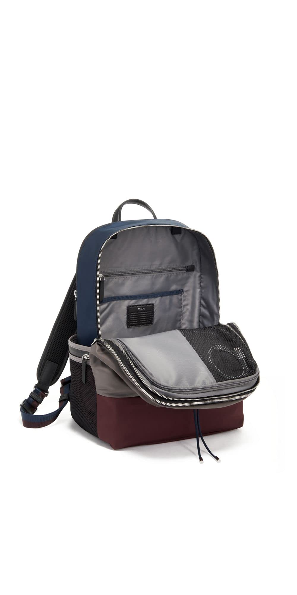 TUMI - Lorain Backpack - Zinc/Navy/Beetroot