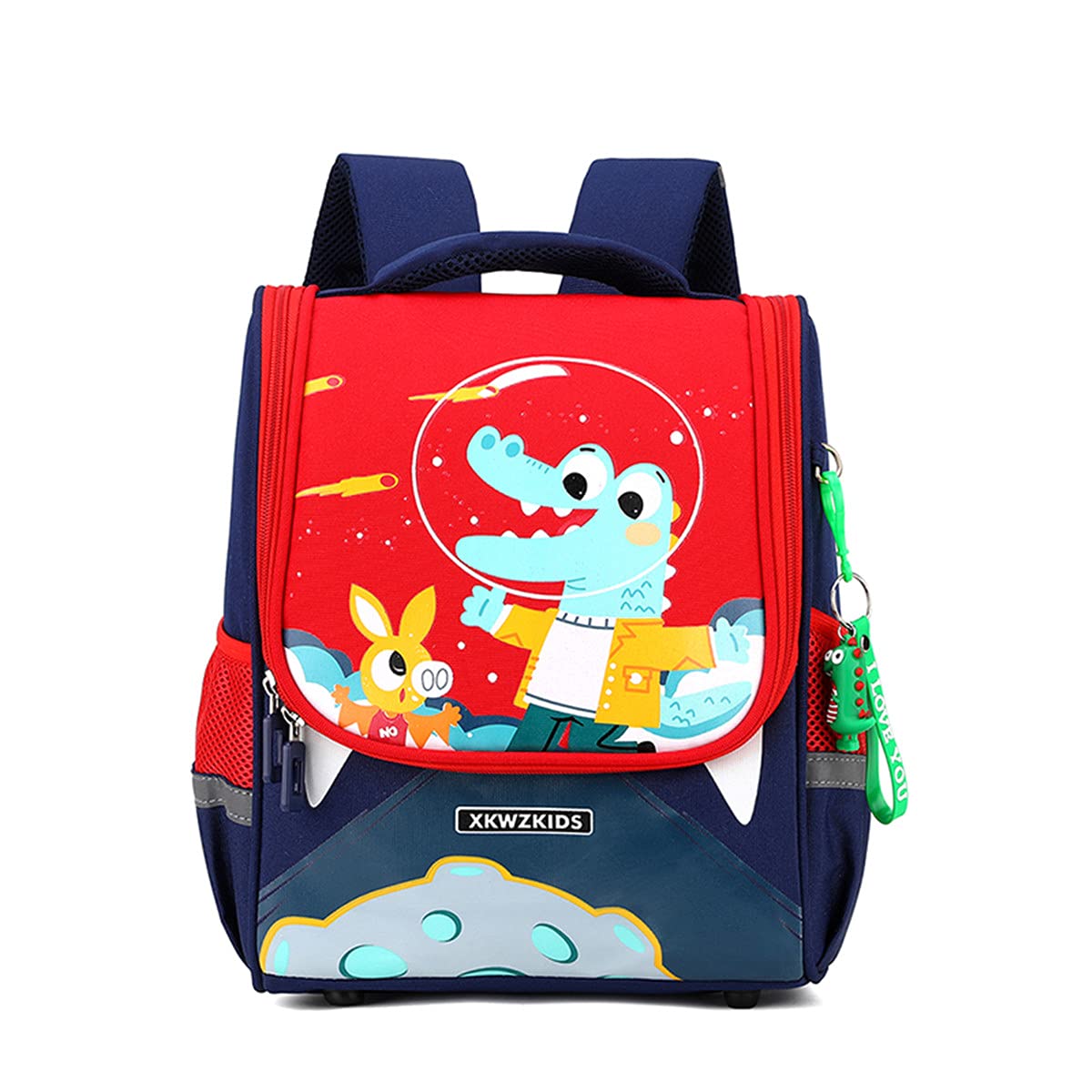 Rabbit/Dinosaur Prints Backpack Toddler Nursery Kids Preschool Boys Daily Bag for Baby Kids