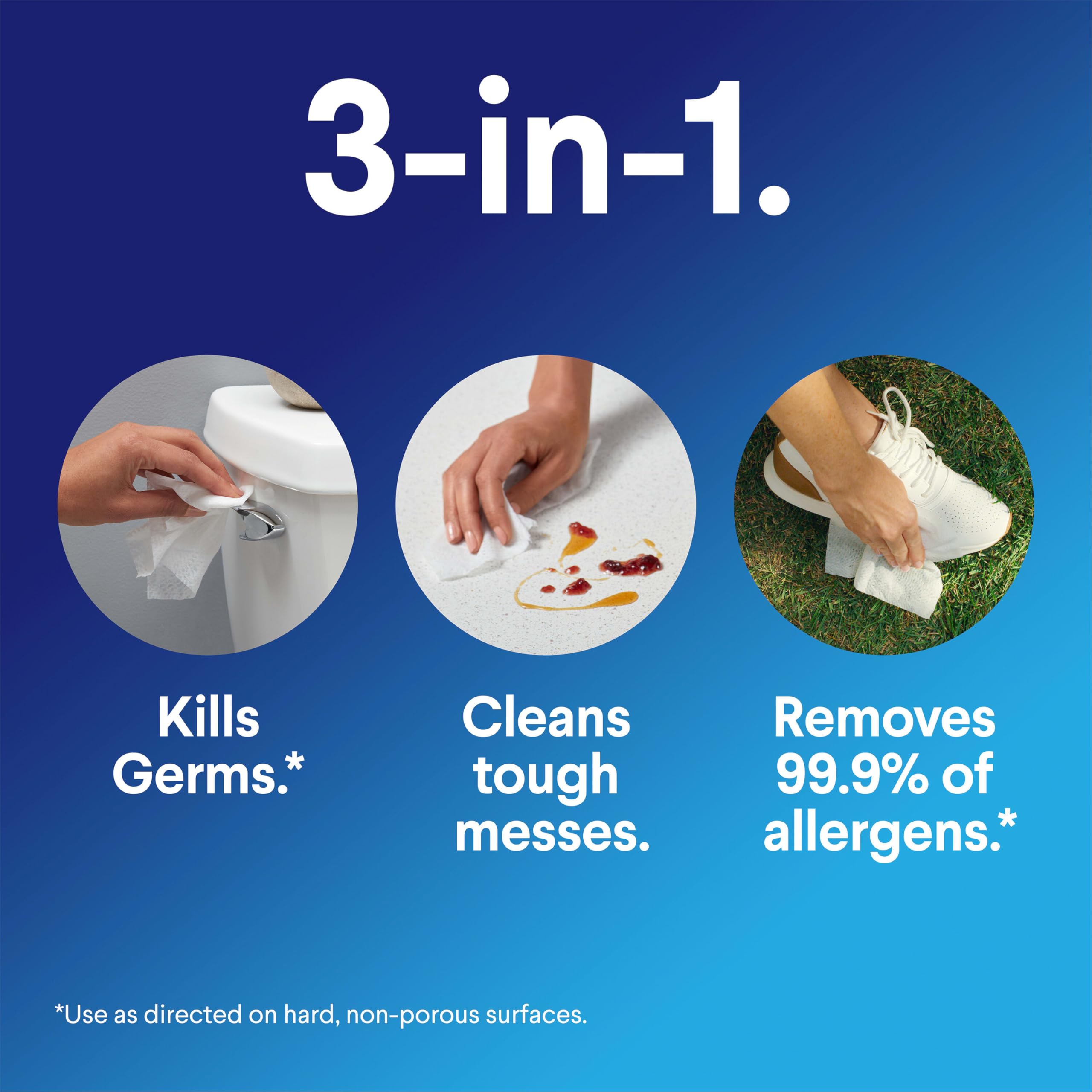 Clorox Disinfecting Wipes, Bleach Free Cleaning Wipes, Multi-surface Wipes with Moisture Seal Lid, Easy Pull Wipes Pack, Fresh Scent, 75 Wipes (Pack of 3) - Packaging May Vary