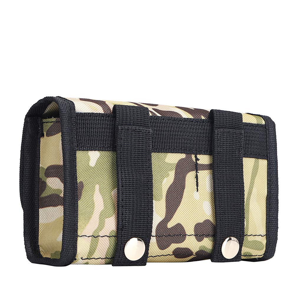 Pocket Knife Pouch Carrier Holder, 6.7"x4.3"x1.9" Small Knife Case, Large Capacity Small Knife Carrier Protectors, Knife Display Case for Survival Pocket Knife, Tactical, Outdoor, EDC Mini Knife