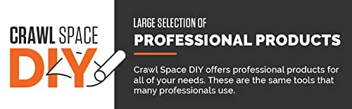 Whitecap - Premium Adhesive Seam Tape, 4" x 180' Polyethylene, Moisture Barrier Seal - for Crawlspace, Carpet Padding, Masking, Underlayment, Marine Use and More - Water & UV Resistant