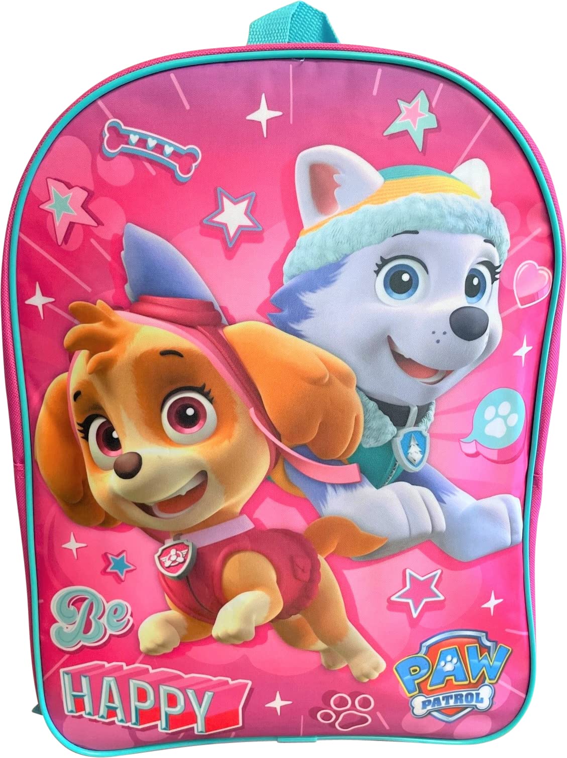 Ruz Paw Patrol Girls 15" School Backpack (Puink-Aqua Blue)