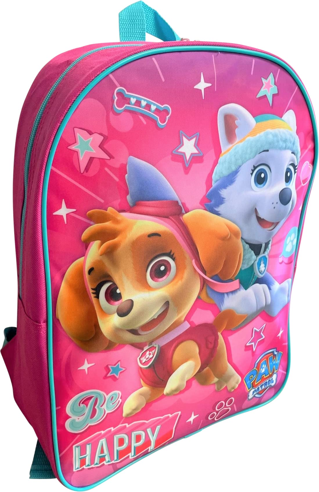 Ruz Paw Patrol Girls 15" School Backpack (Puink-Aqua Blue)
