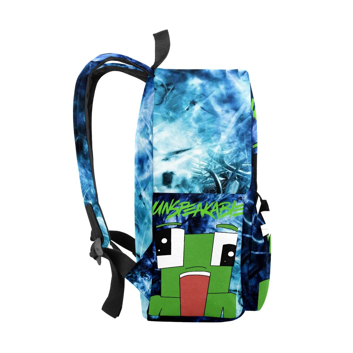 Kids School Bag Girls Boys Backpack Cute Cartoon Frog Lightweight Shoulder Book Bag Durable Middle Elementary Daypack Travel with Water Bottle Pocket
