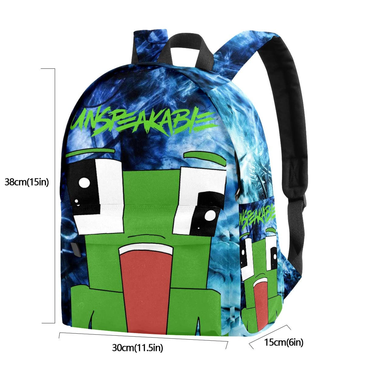 Kids School Bag Girls Boys Backpack Cute Cartoon Frog Lightweight Shoulder Book Bag Durable Middle Elementary Daypack Travel with Water Bottle Pocket