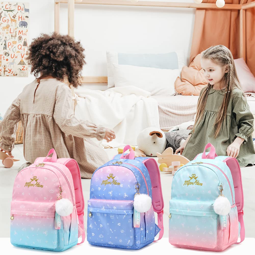 Kids Toddler Backpack for Little Girls, Cute Lightweight Preschool Backpack for School Bag Water Resistant Bookbag christmas gifts for girls