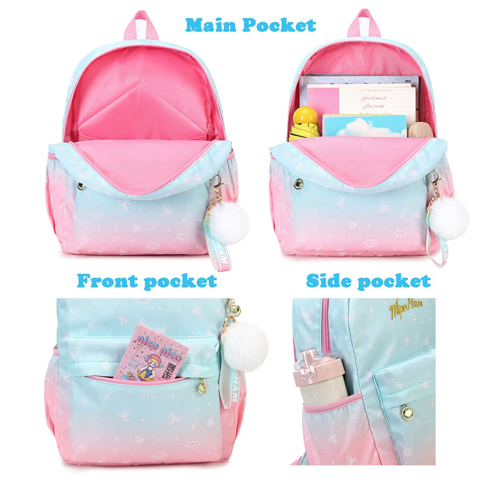 Kids Toddler Backpack for Little Girls, Cute Lightweight Preschool Backpack for School Bag Water Resistant Bookbag christmas gifts for girls