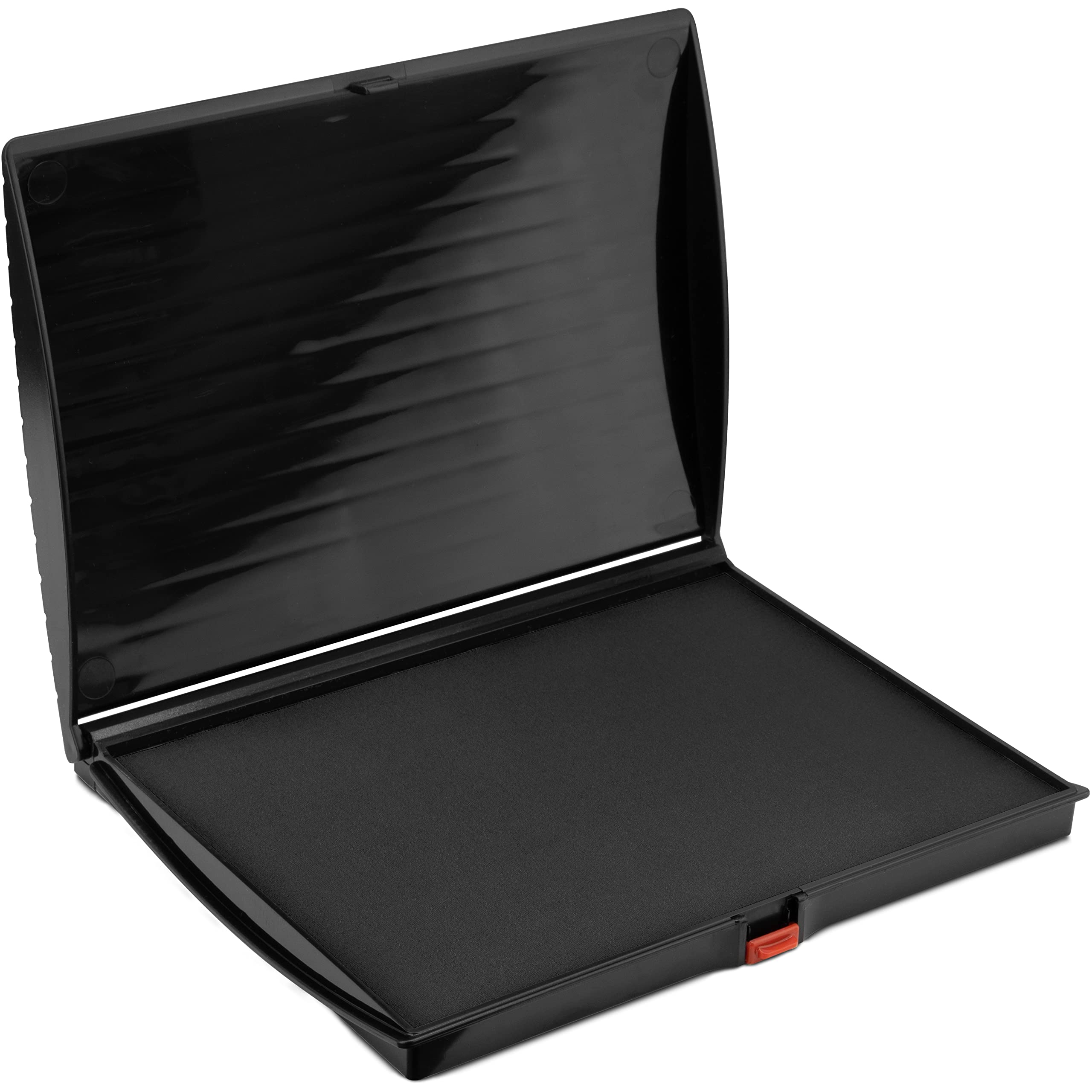 Extra Large Premium Black Ink Stamp Pad - 5" by 7" - Quality Felt Pad