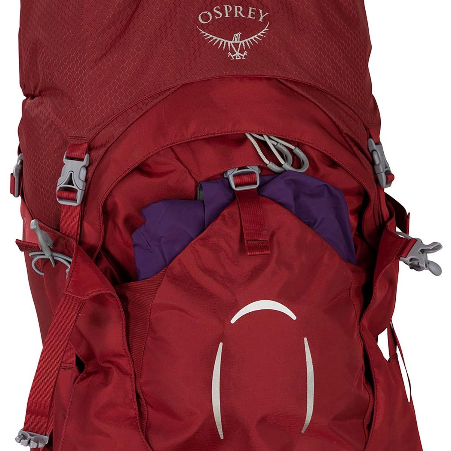 Osprey Ariel 55 Women's Backpacking Backpack, Ceramic Blue, X-Small/Small