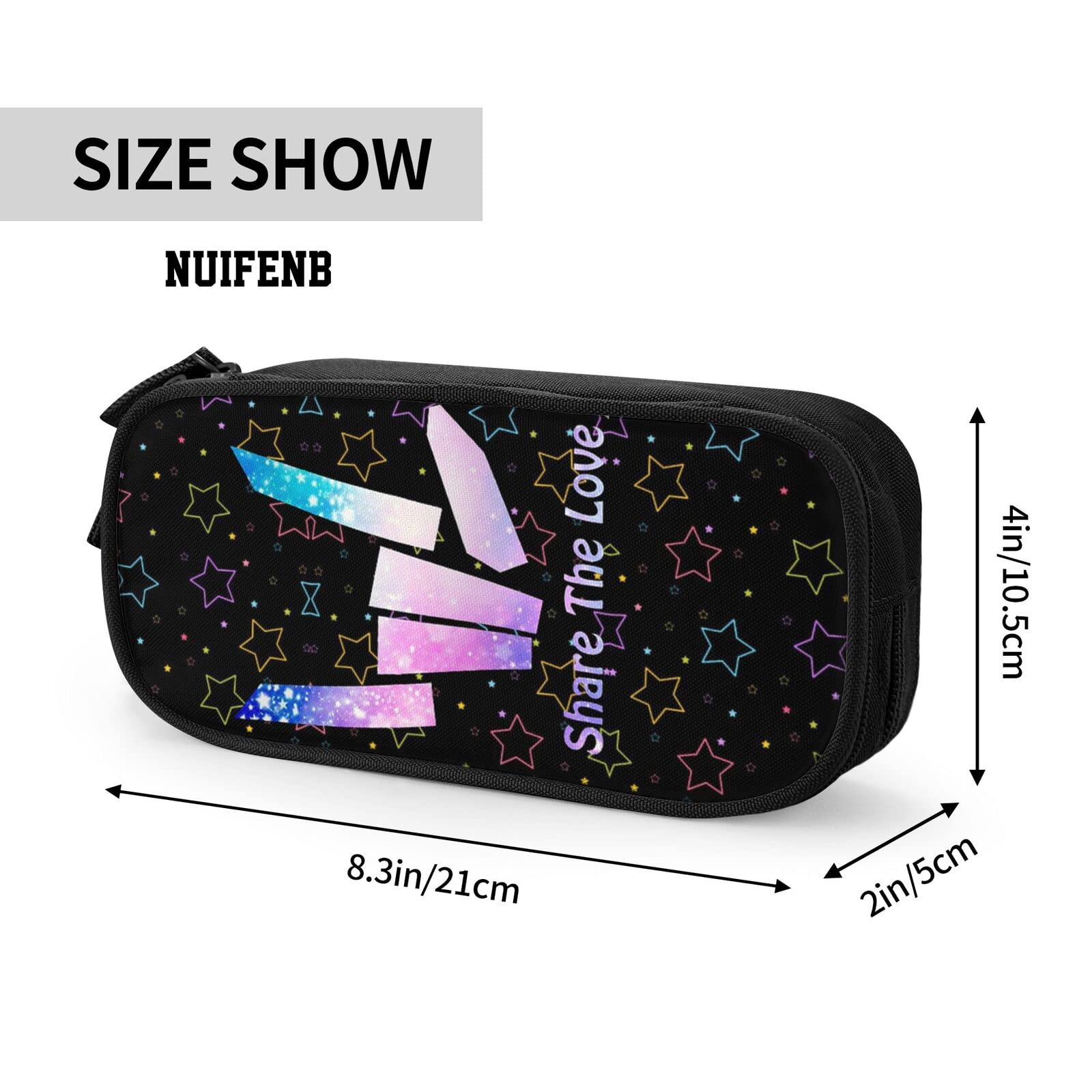 NUIFENB 3 Piece Set Backpack With Lunch Bag Share Love Schoolbag For Boys Girls Teens Pencil Pouch