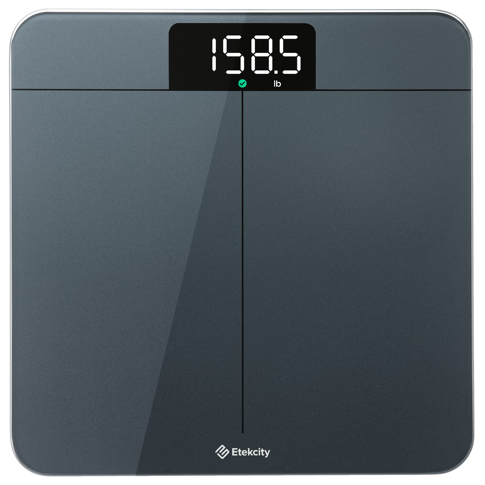Etekcity Scale for Body Weight, Digital Bathroom Scale for People, Accurate to 0.02kg/0.05lb & Large LED Display, Weight Verification, Tempered Glass, 400 lbs