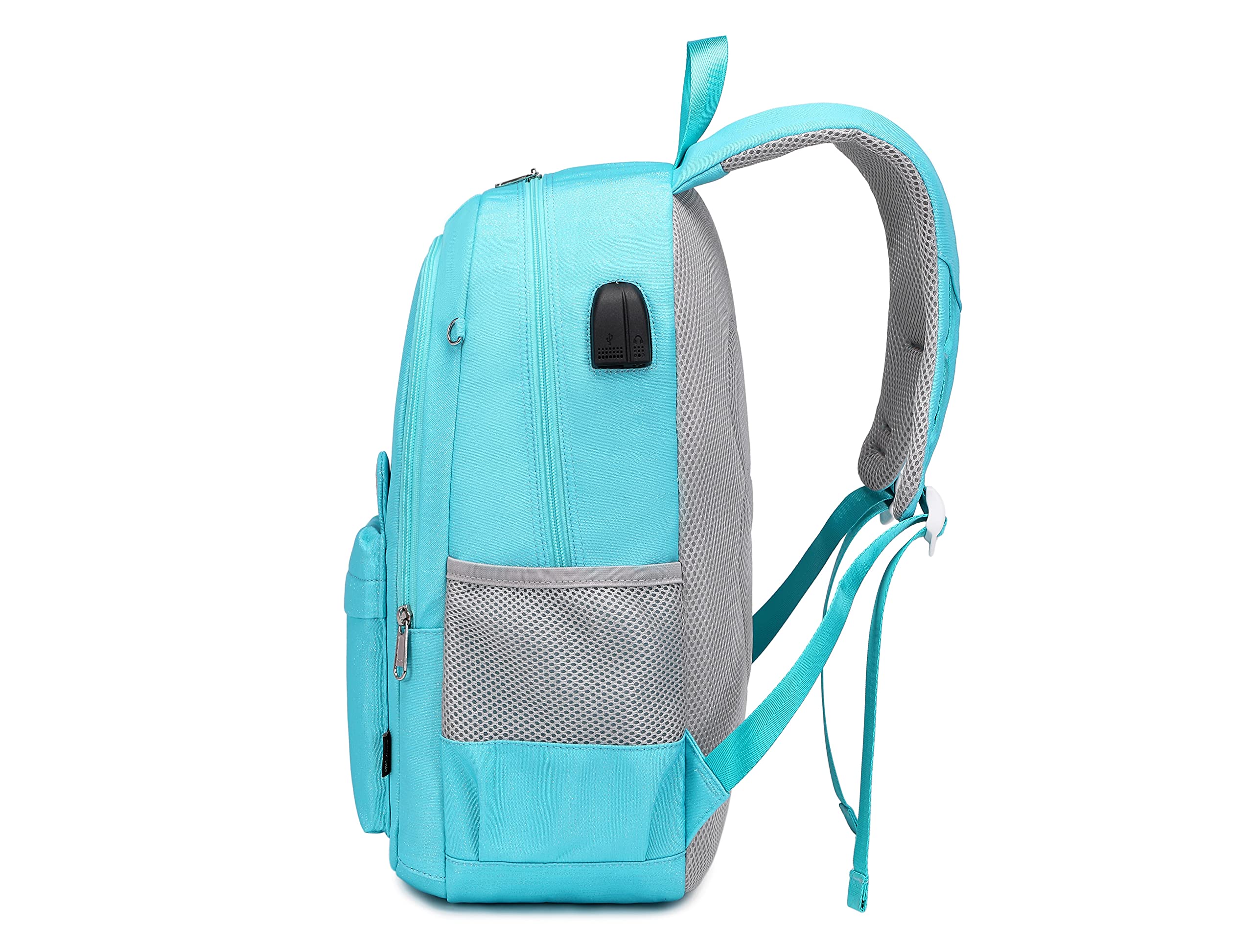 Wadirum Cute School Backpack Set for Teen Girls Fashion School Bookbag Set Blue