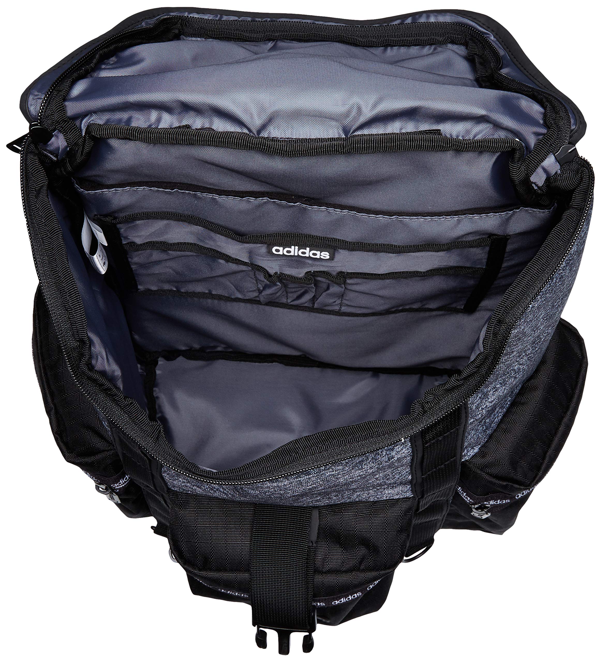 adidas Kantan Backpack, Jersey Onix Grey/Black, One Size