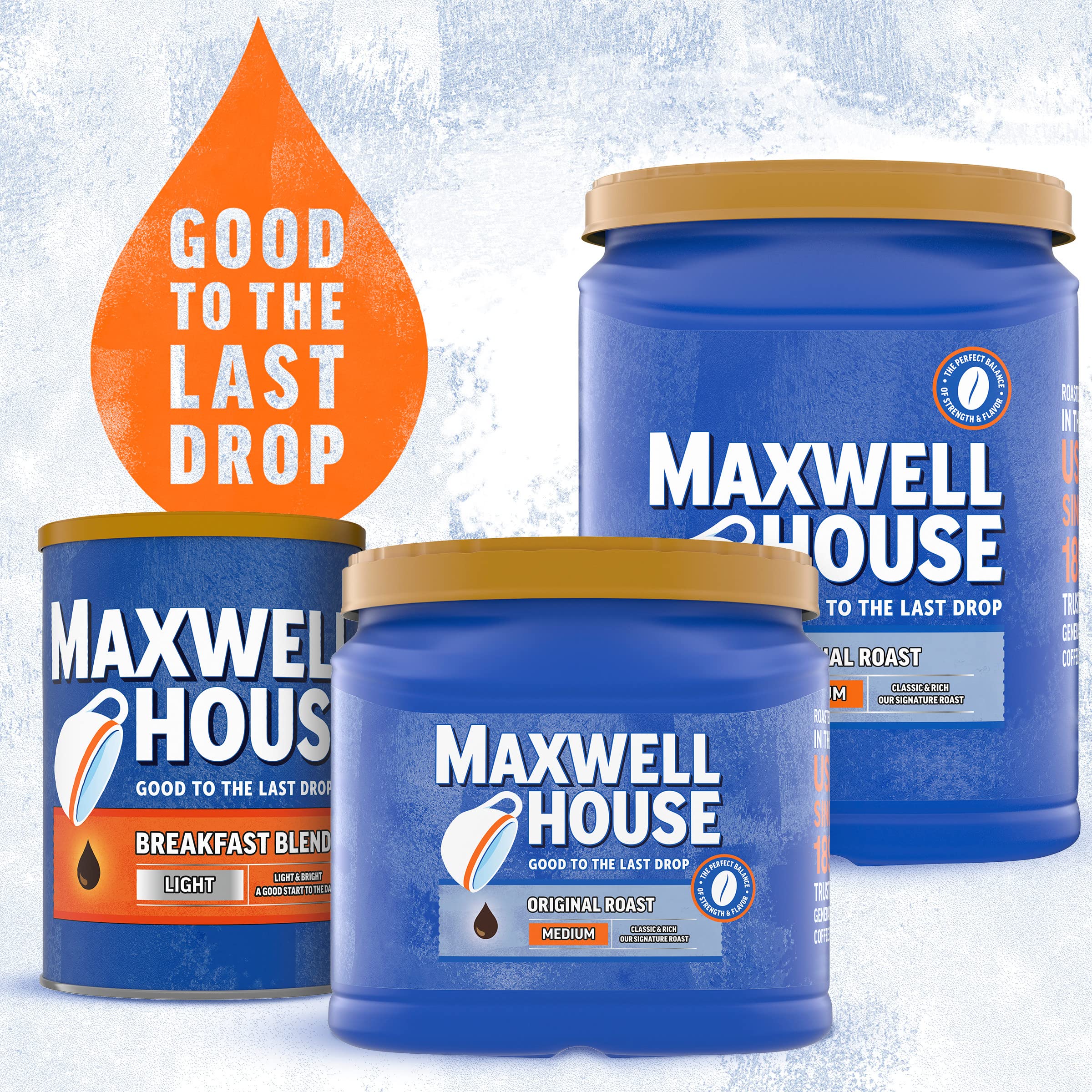 Maxwell House Original Medium Roast Ground Coffee (30.6 oz Canister)