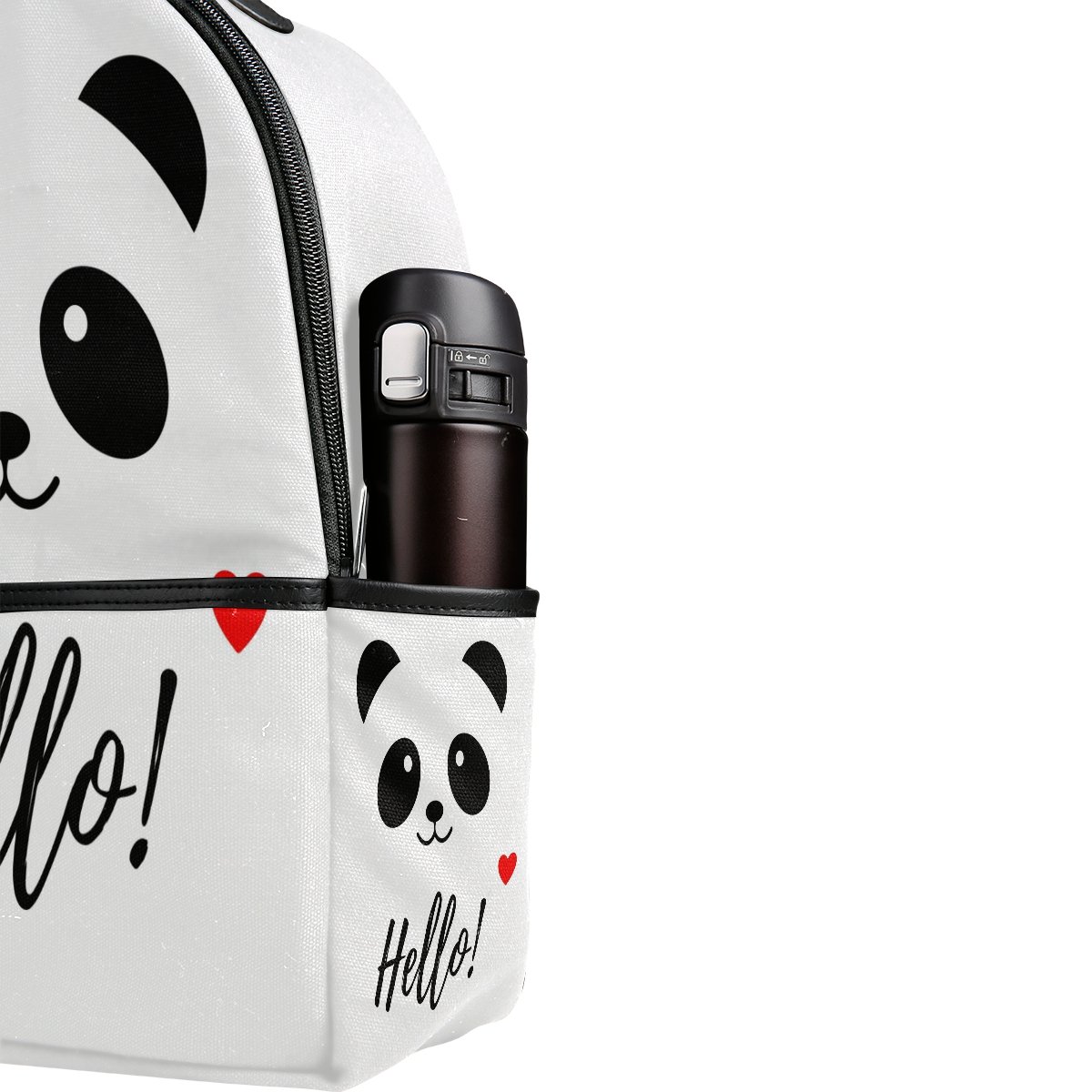 Use4 Hipster Cat Union Jack Polyester Backpack School Travel Bag (Color12)