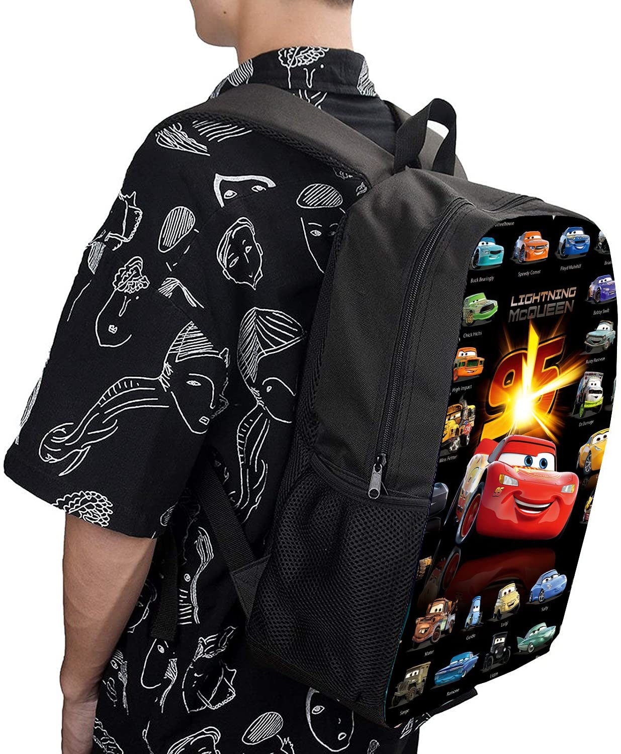 Cartoon Backpack for Teens Lightweight Waterproof Bookbag Gifts 16 Inch Cartoon Laptop Backpack