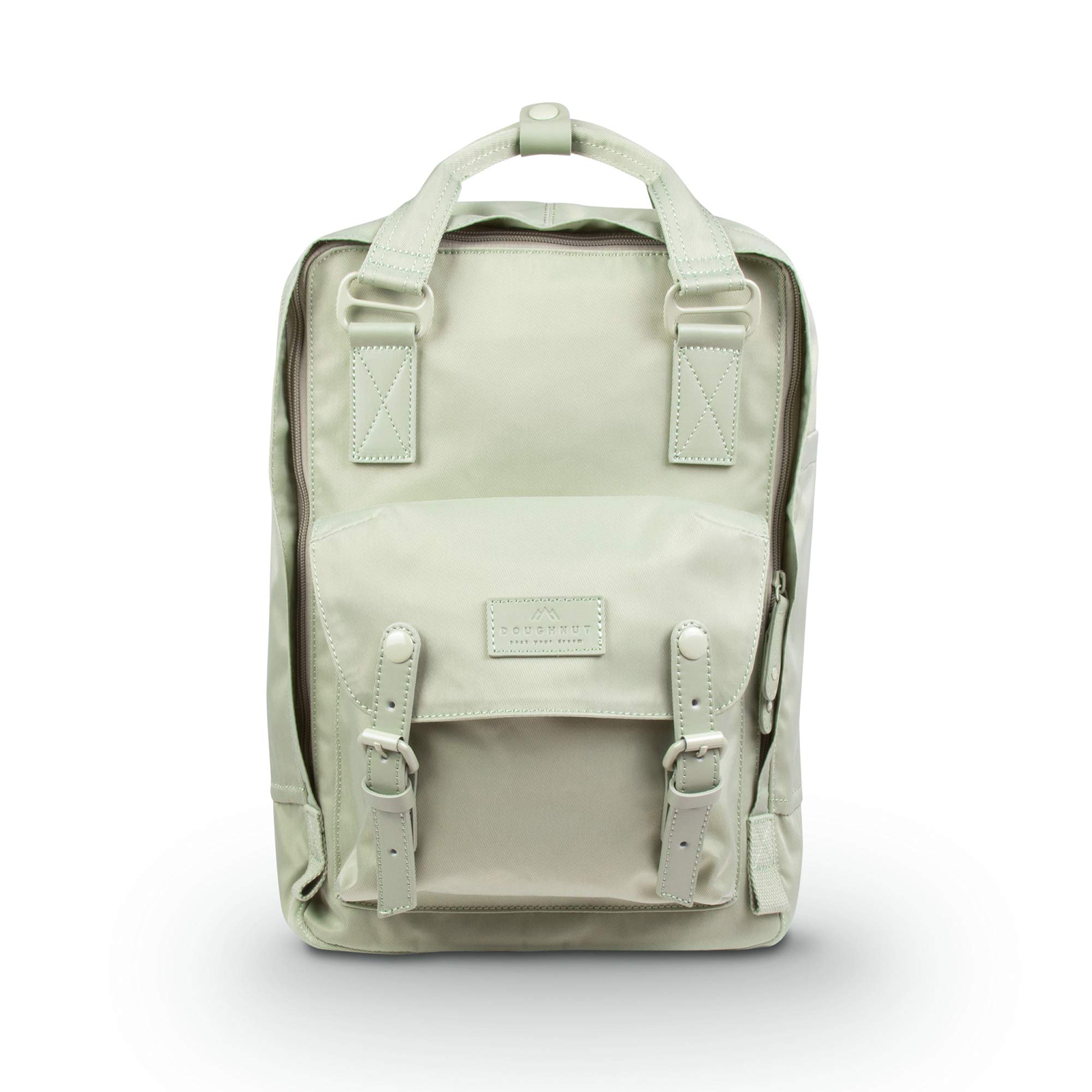 Doughnut Macaroon Nature Pale Series 16L Travel School Ladies College Girls Lightweight Commuter Casual Daypacks Bag Backpack (Hazy)