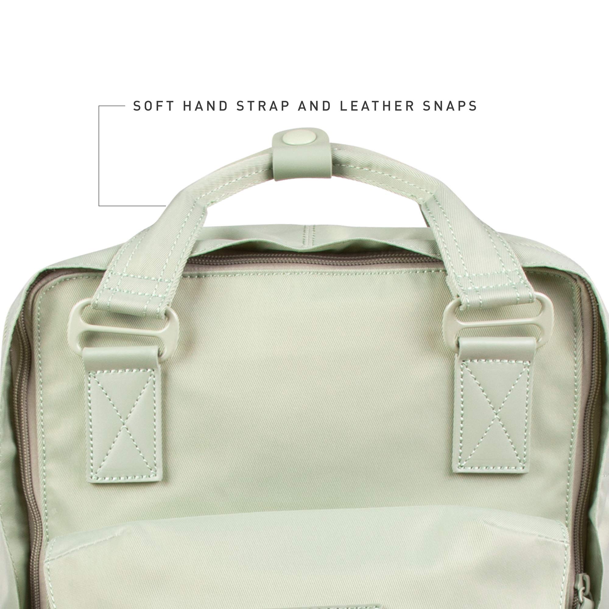 Doughnut Macaroon Nature Pale Series 16L Travel School Ladies College Girls Lightweight Commuter Casual Daypacks Bag Backpack (Hazy)