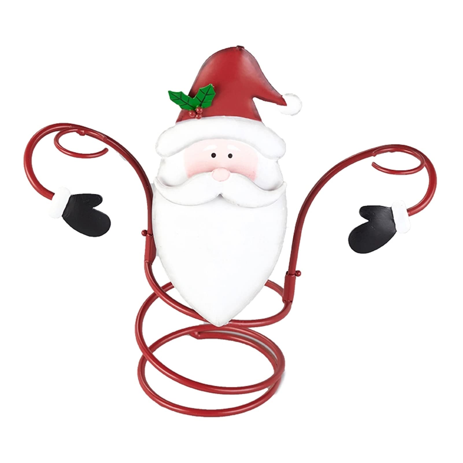 Ailgely Christmas Wine Bottle Glass Holder, Countertop Wine Glass Holder Winter Snowman Christmas Dwarf Santa Festival Winebottle Decoration Wine Glass Bracket