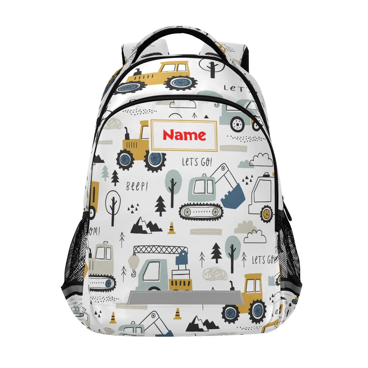 Custom Kid's Name Backpack Bookbag School Bag Travel Bag for Girls Boys Teen