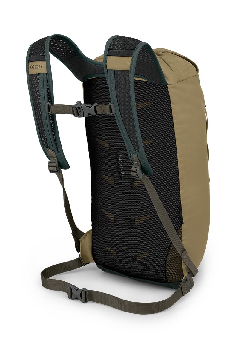 Osprey Daylite Cinch Daypack, Nightingale Yellow/Green Tunnel, One Size