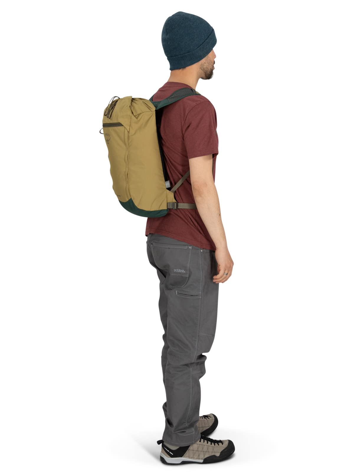 Osprey Daylite Cinch Daypack, Nightingale Yellow/Green Tunnel, One Size