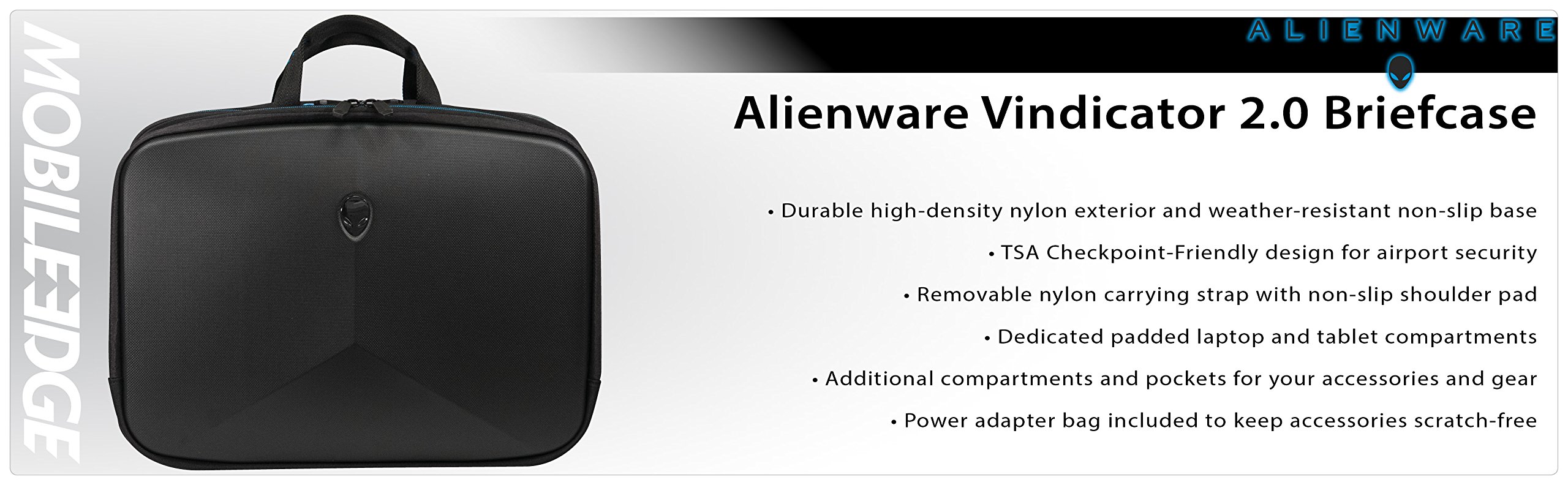 Alienware 15" Vindicator 2.0 Gaming Laptop Backpack, Black (AWV15BP-2.0)