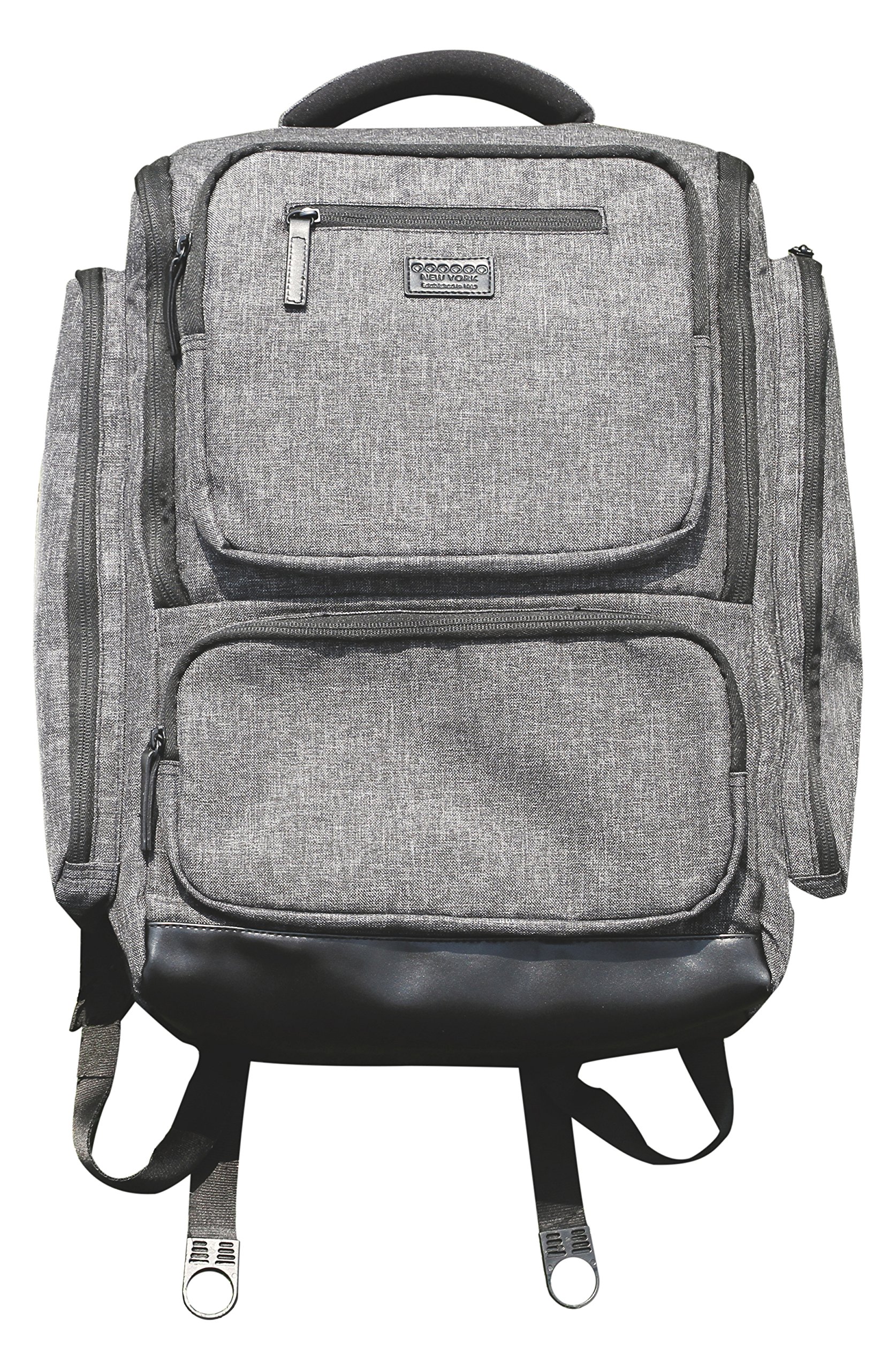 J World New York Novel Laptop Backpack, Navy, One Size