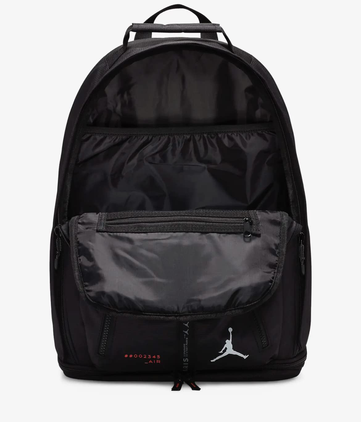 Nike Jordan PSG Paris Saint Germain Backpack (Black, Large)