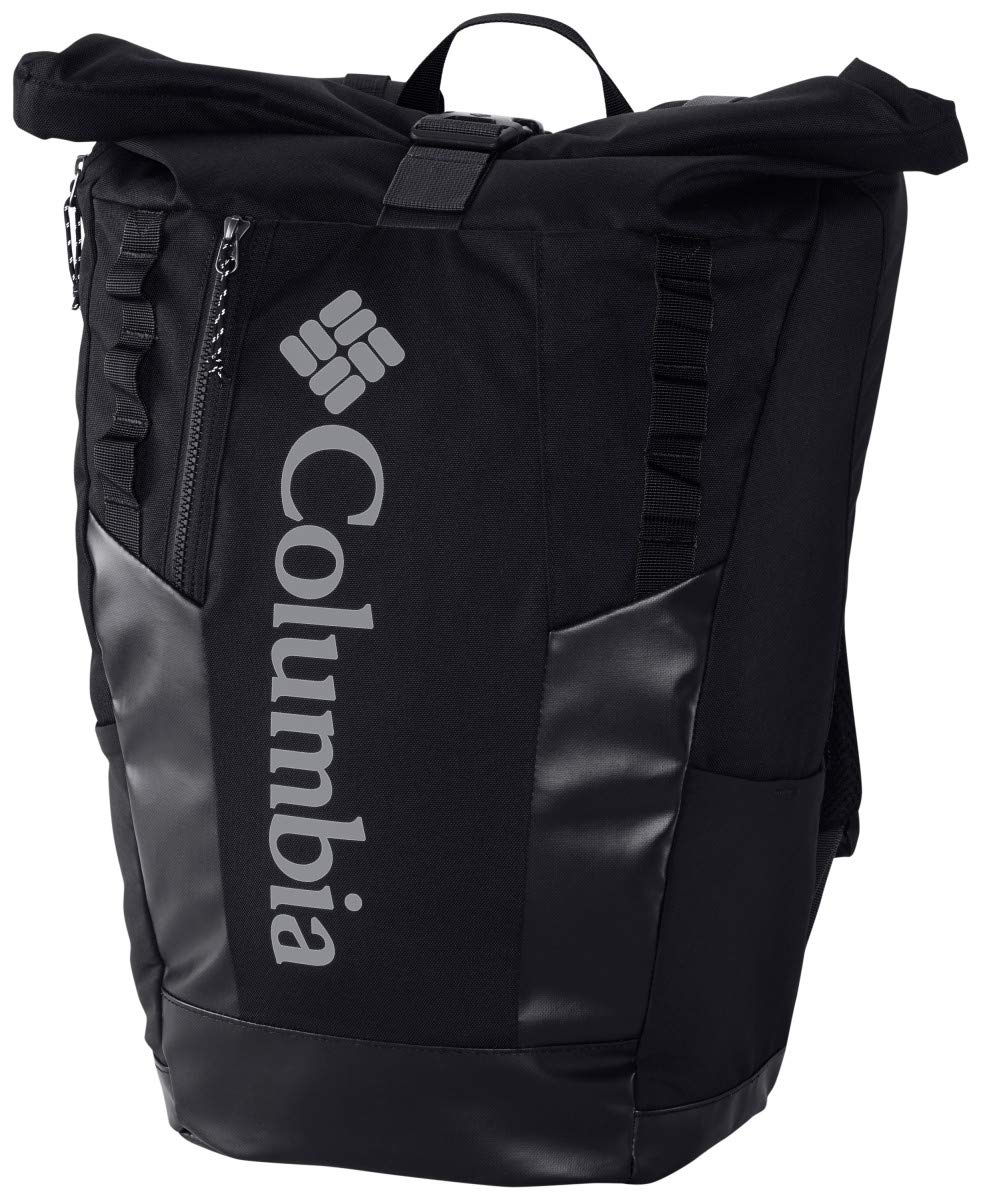 Columbia Unisex Convey 25L Rolltop Daypack, Black/Black, One Size