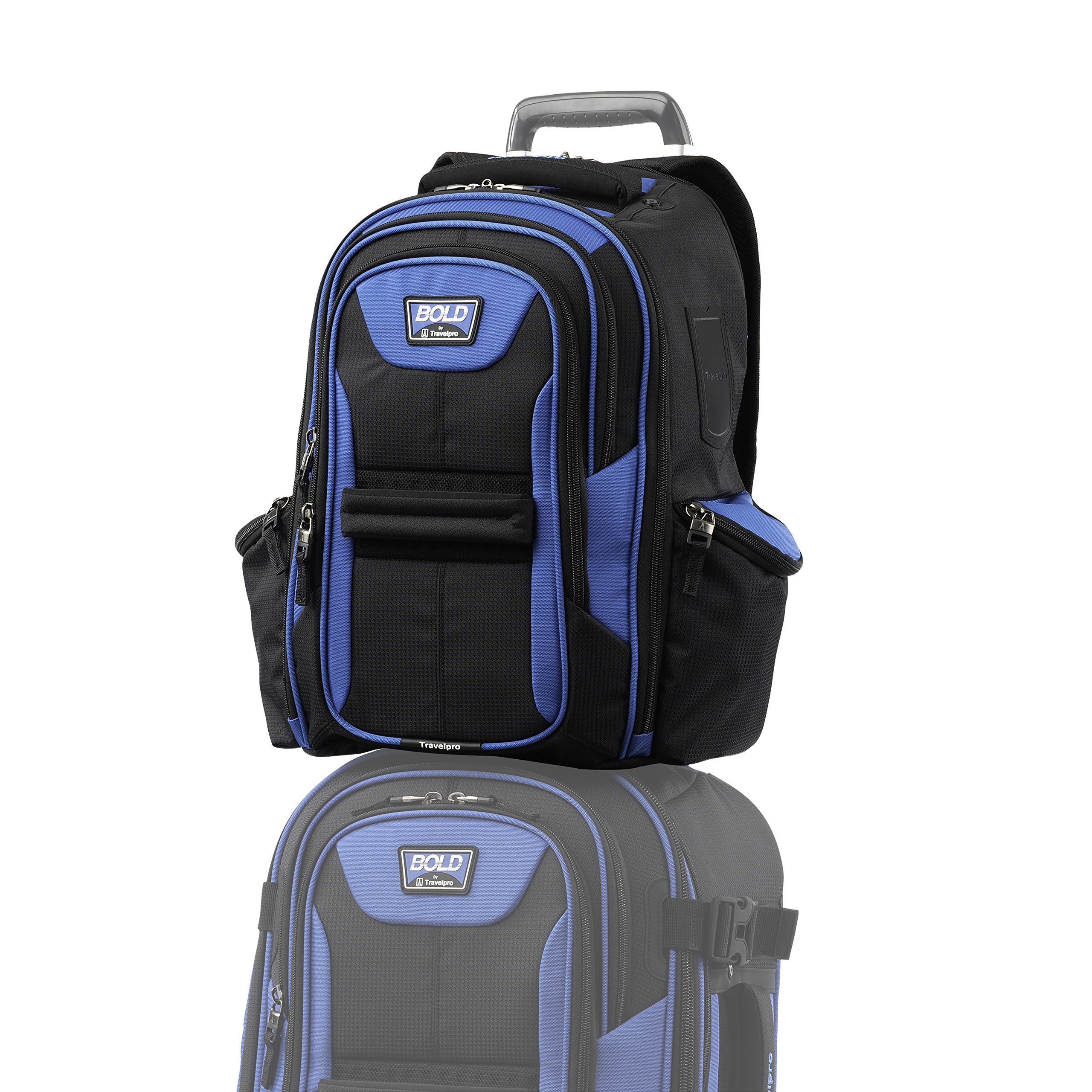 Travelpro Bold Lightweight Laptop Backpack, Blue/Black, One Size