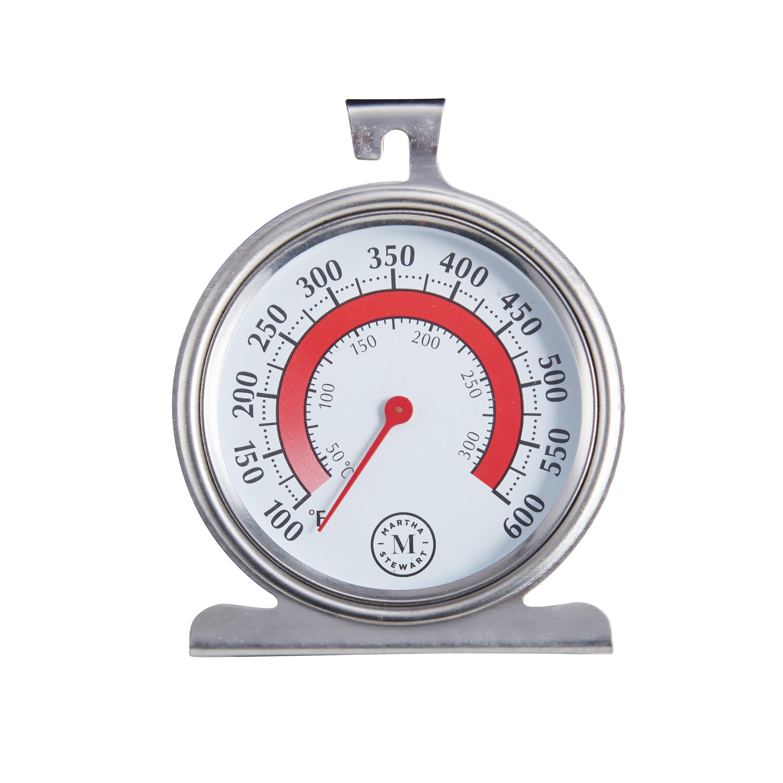 Taylor Precision Products 5932 Large Dial Kitchen Cooking Oven Thermometer, 3.25 Inch Dial, Stainless Steel