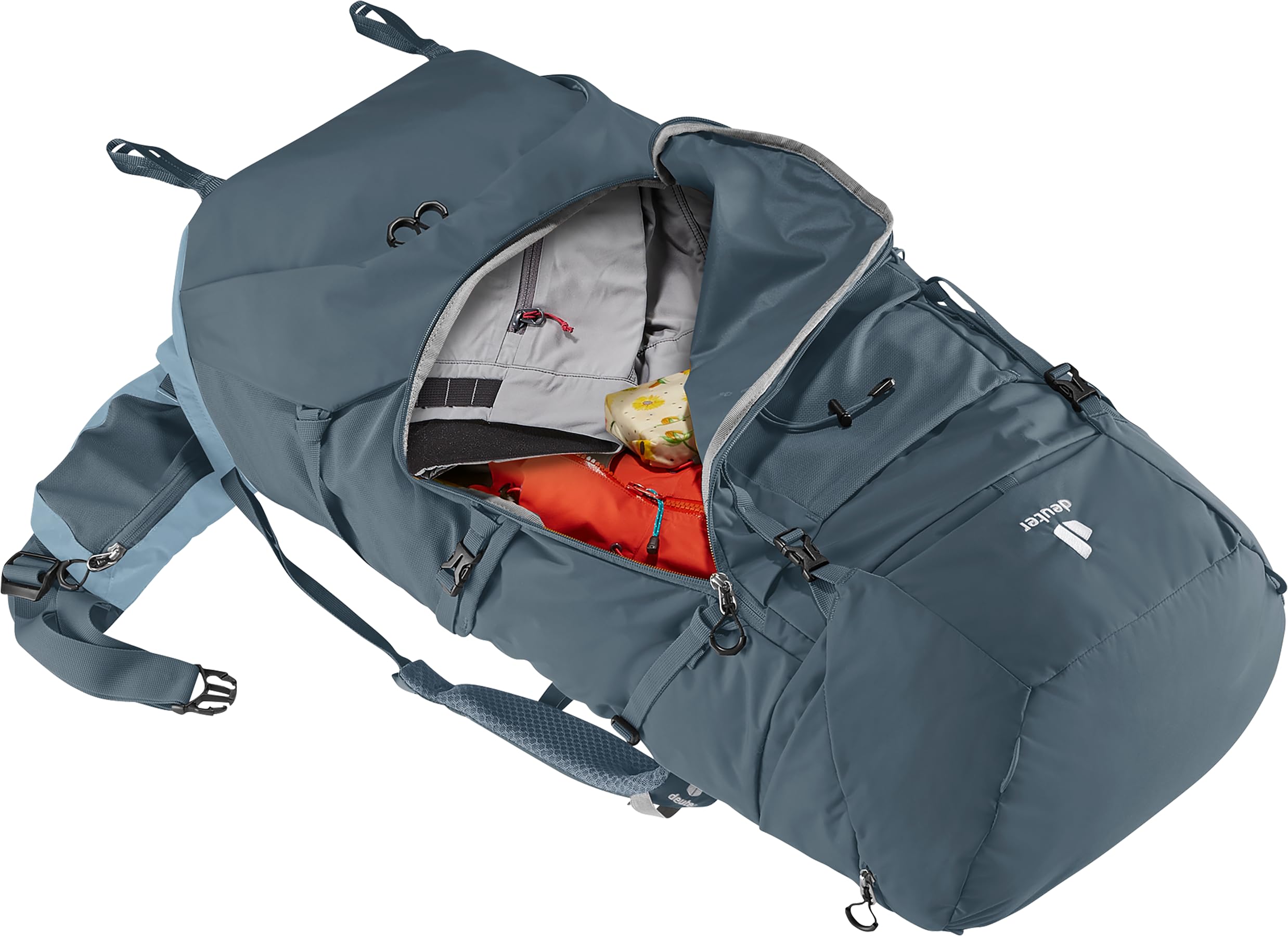 Deuter Aircontact Core 65+10L Hiking Backpack - Graphite-Shale