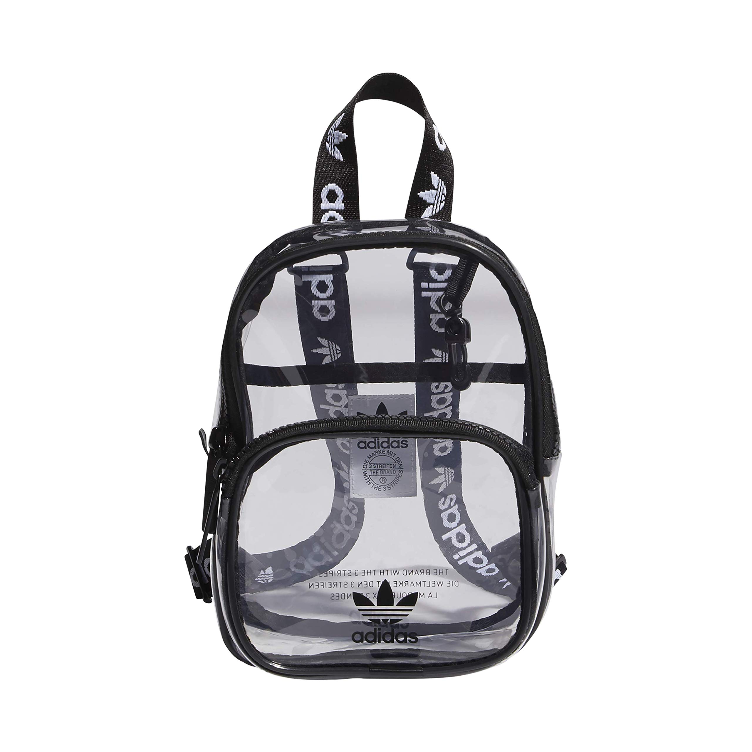 adidas Originals Clear Mini Backpack, Black, One Size