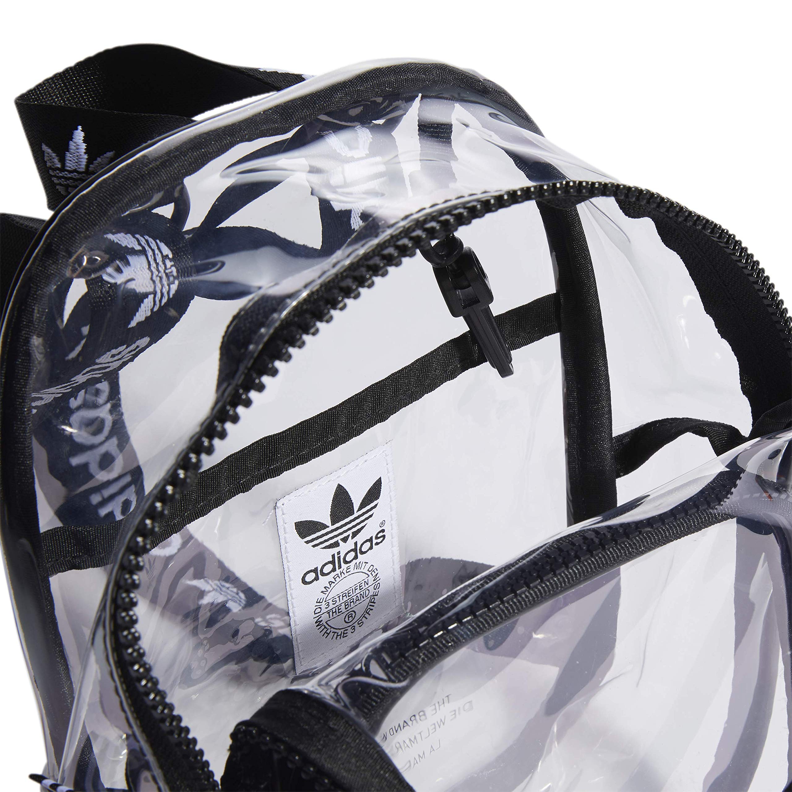adidas Originals Clear Mini Backpack, Black, One Size