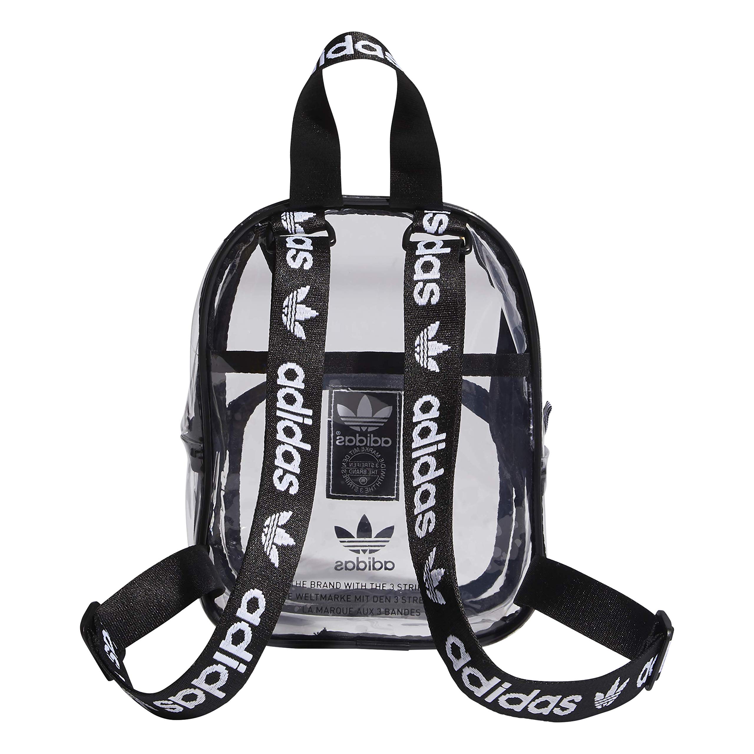 adidas Originals Clear Mini Backpack, Black, One Size