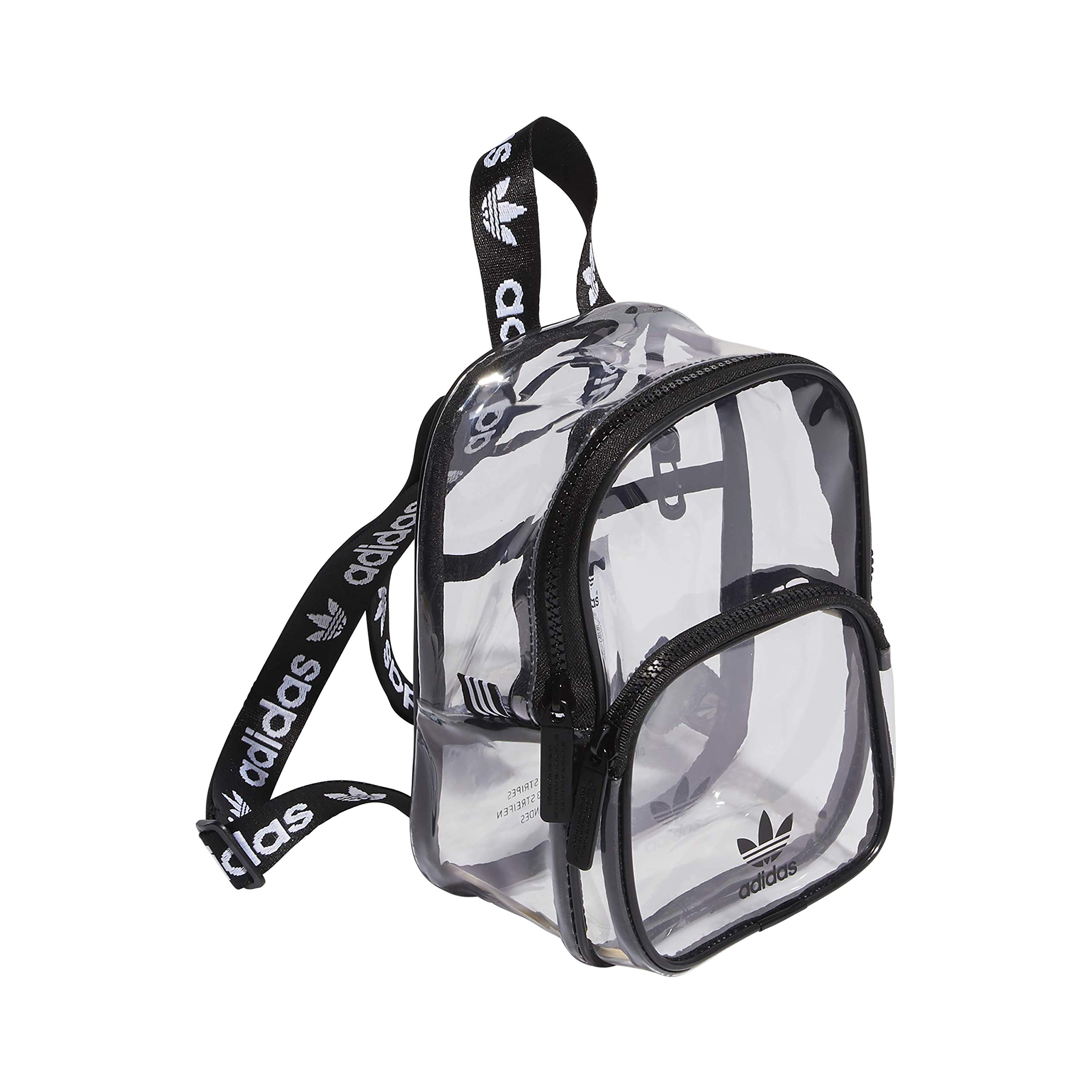 adidas Originals Clear Mini Backpack, Black, One Size