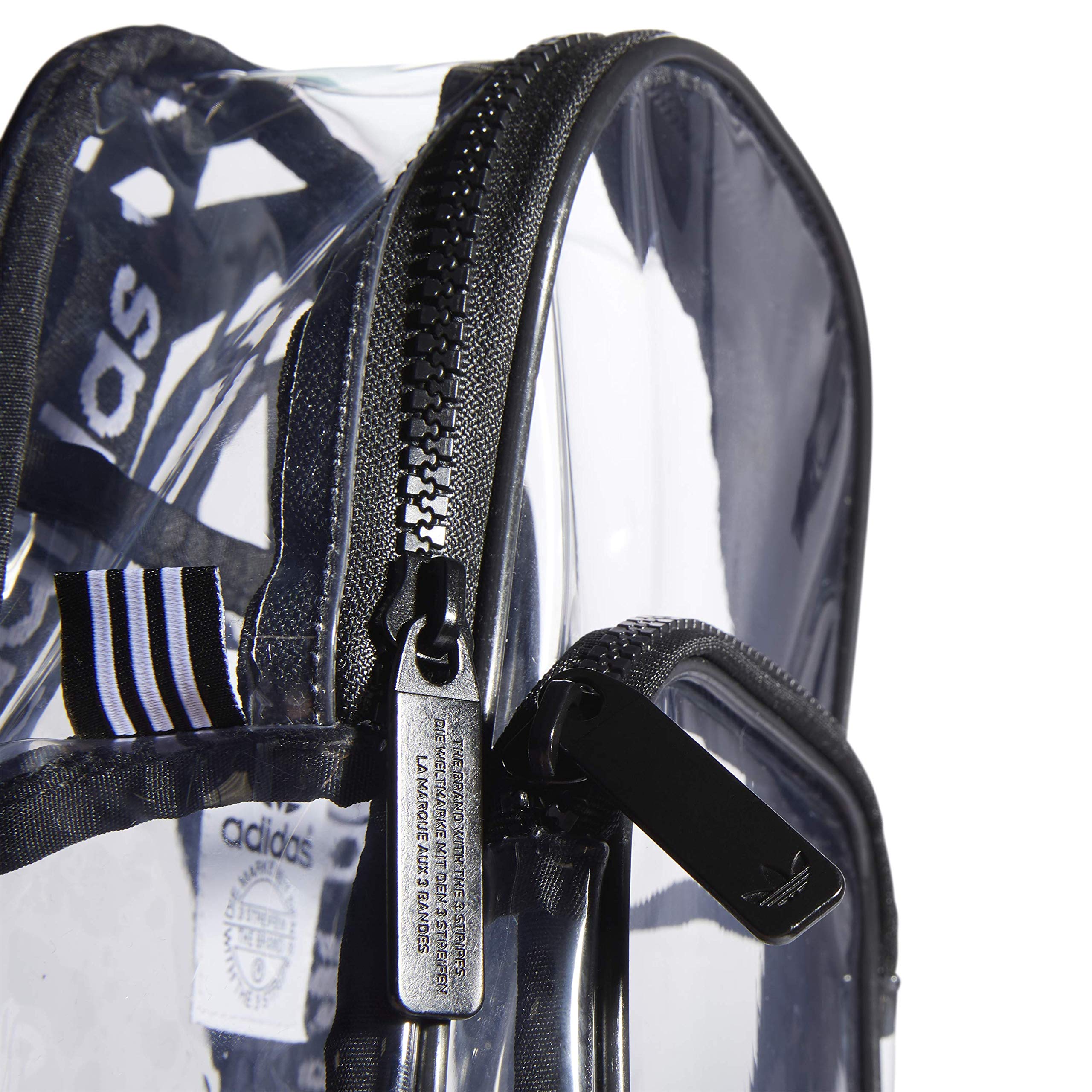 adidas Originals Clear Mini Backpack, Black, One Size